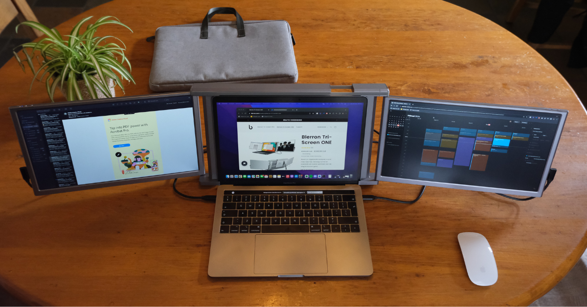 Blerron Tri-Screen - Portable Monitor